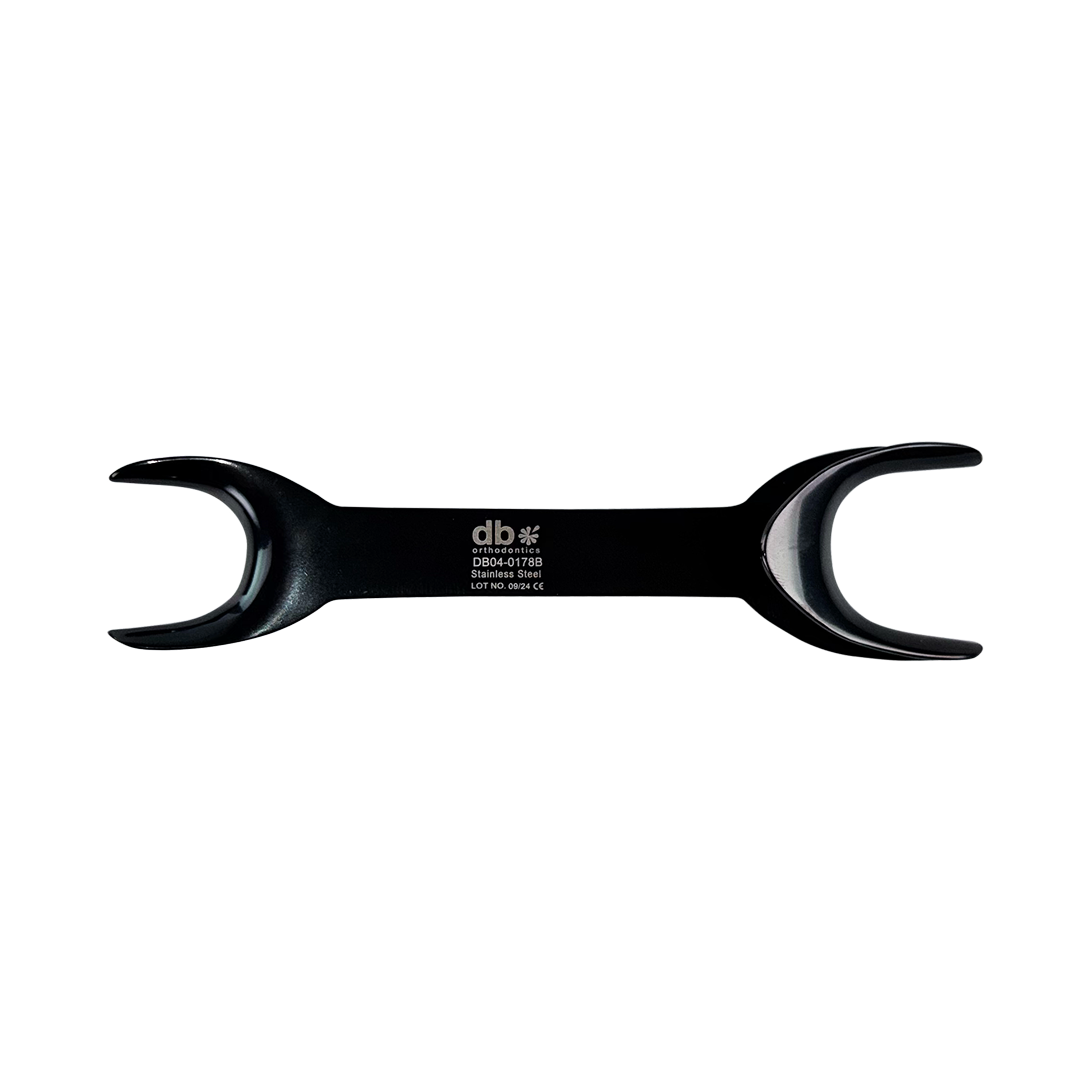 Black Stainless Steel Cheek V Retractor – DB Orthodontics Limited