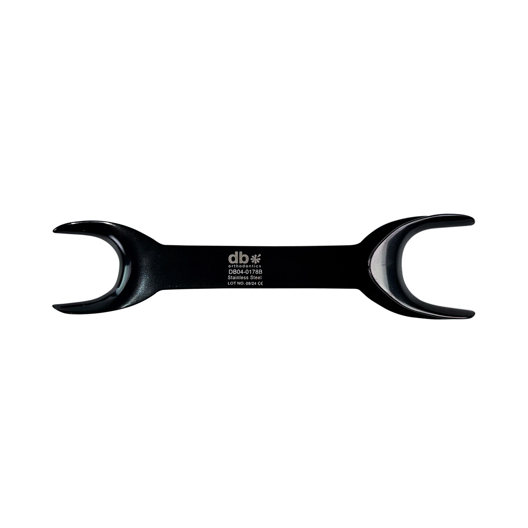 Black Stainless Steel Cheek V Retractor – DB Orthodontics Limited