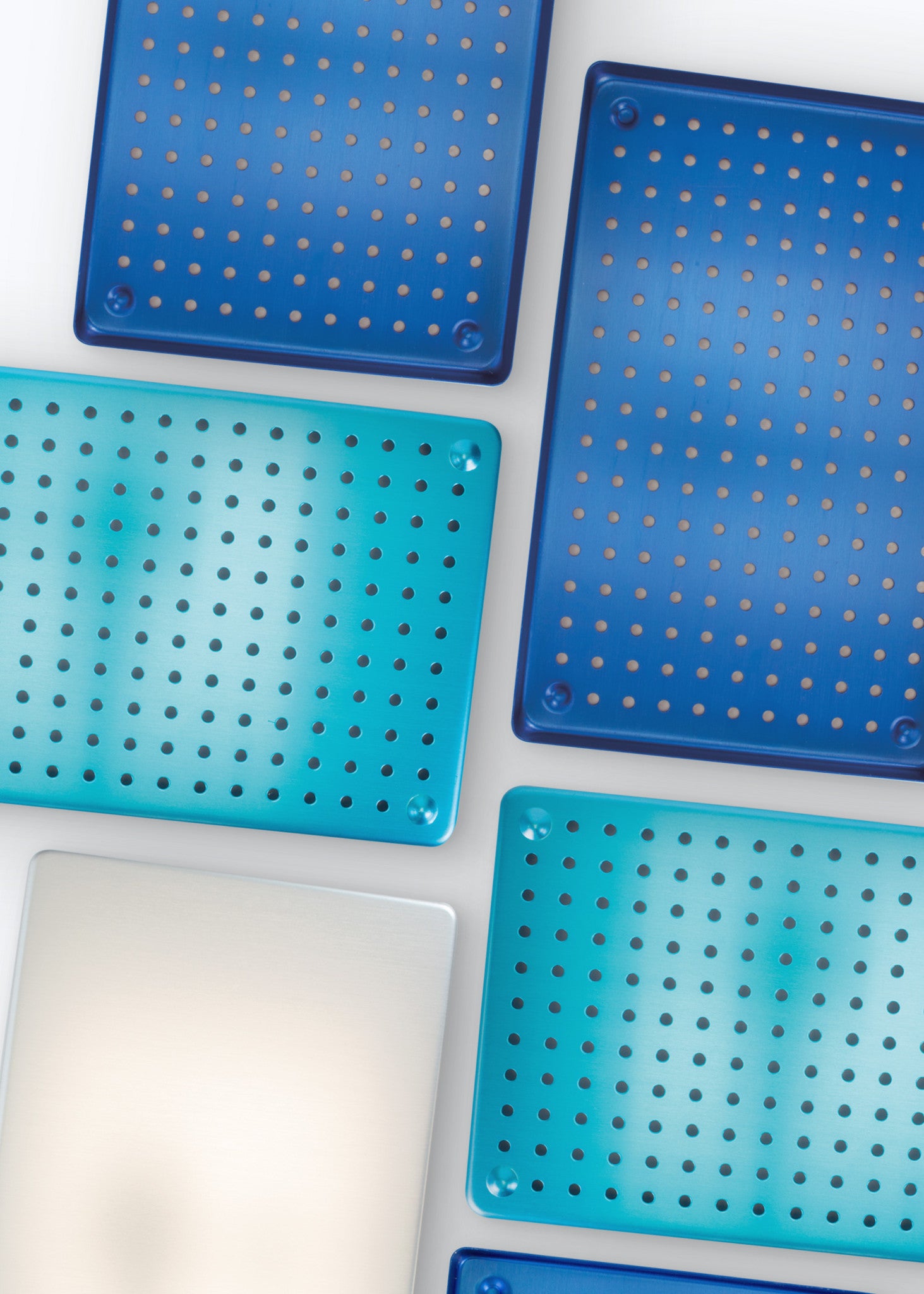 Aluminium Perforated Tray Large Base – DB Orthodontics Limited